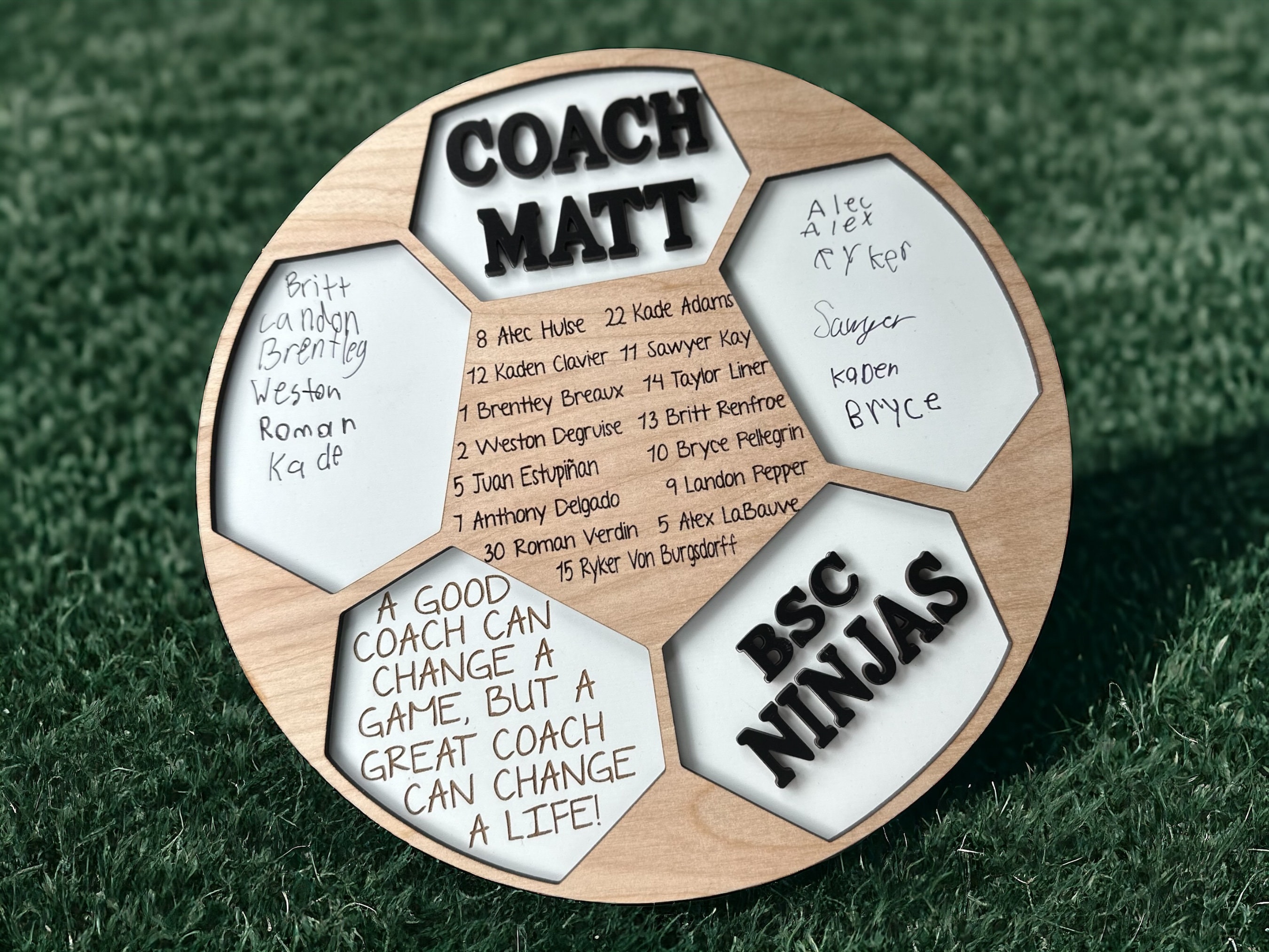 Coach Gift, Team Plaque, Teacher Appreciation - Etsy