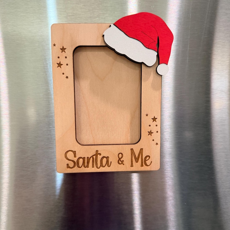 Santa Picture Frame - Etsy