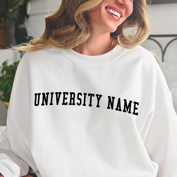 Custom College Sweatshirt - Etsy