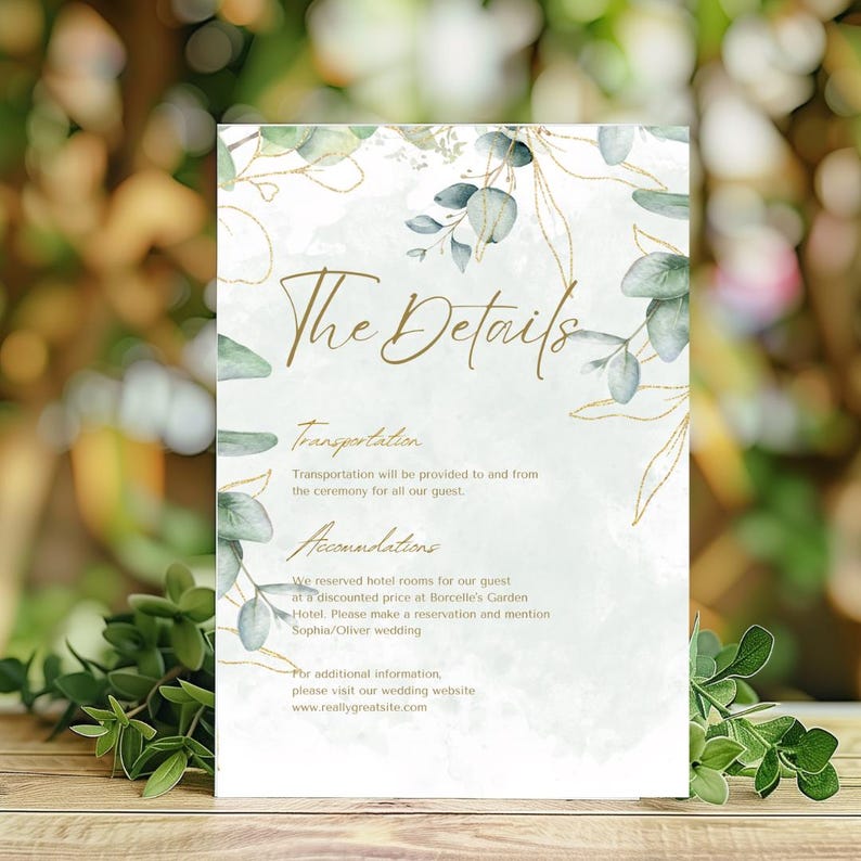 Sage Green Wedding Invitation Template .modern Invite Bundle ,greenery ...