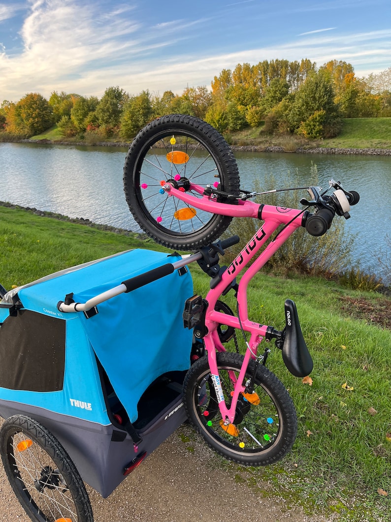 Kinderfahrrad An Fahrrad Anhangen