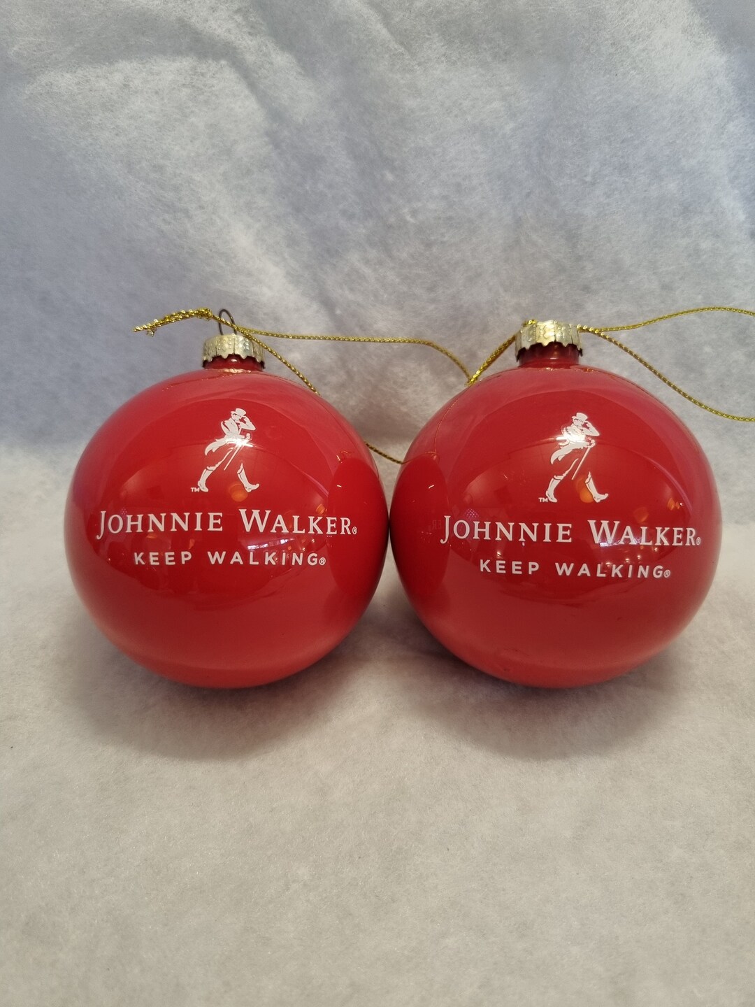 2 Johnny Walker Christmas Tree Ornaments Glass Bauble. - Etsy