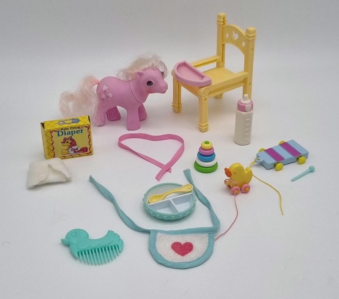 My Little Pony Baby Lickety Split Playset. 1985 Vintage MLP G1 Playset ...