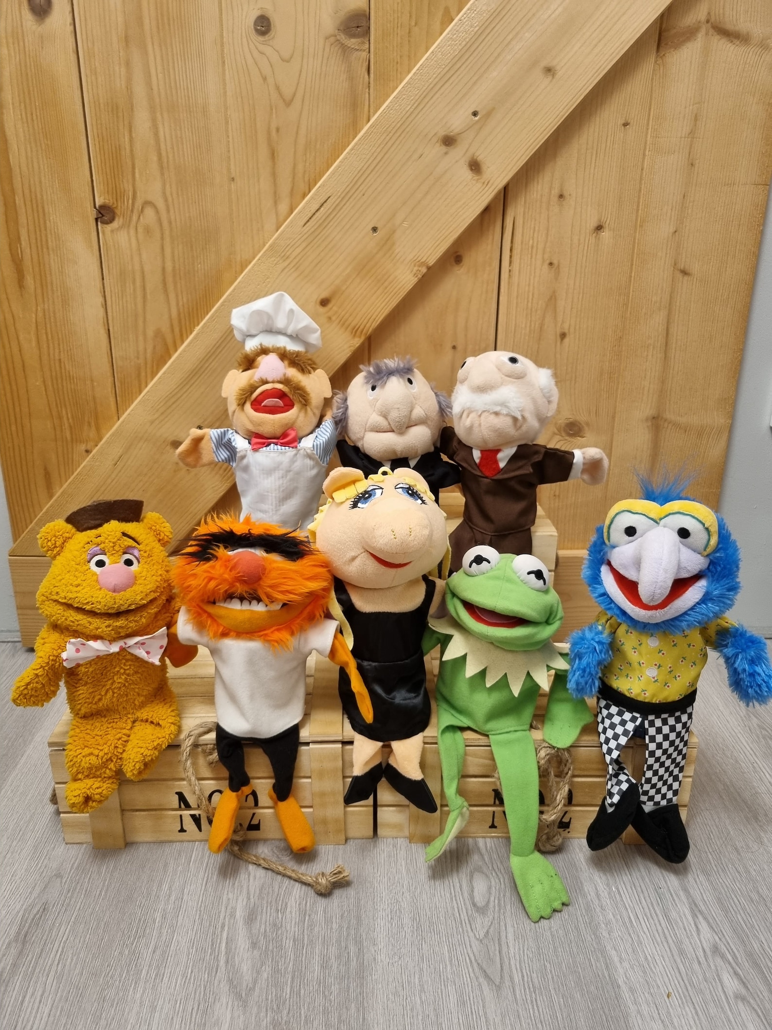 8 Muppets Hand Puppets Complete Series, Albert Heijn Collector's Set - Etsy