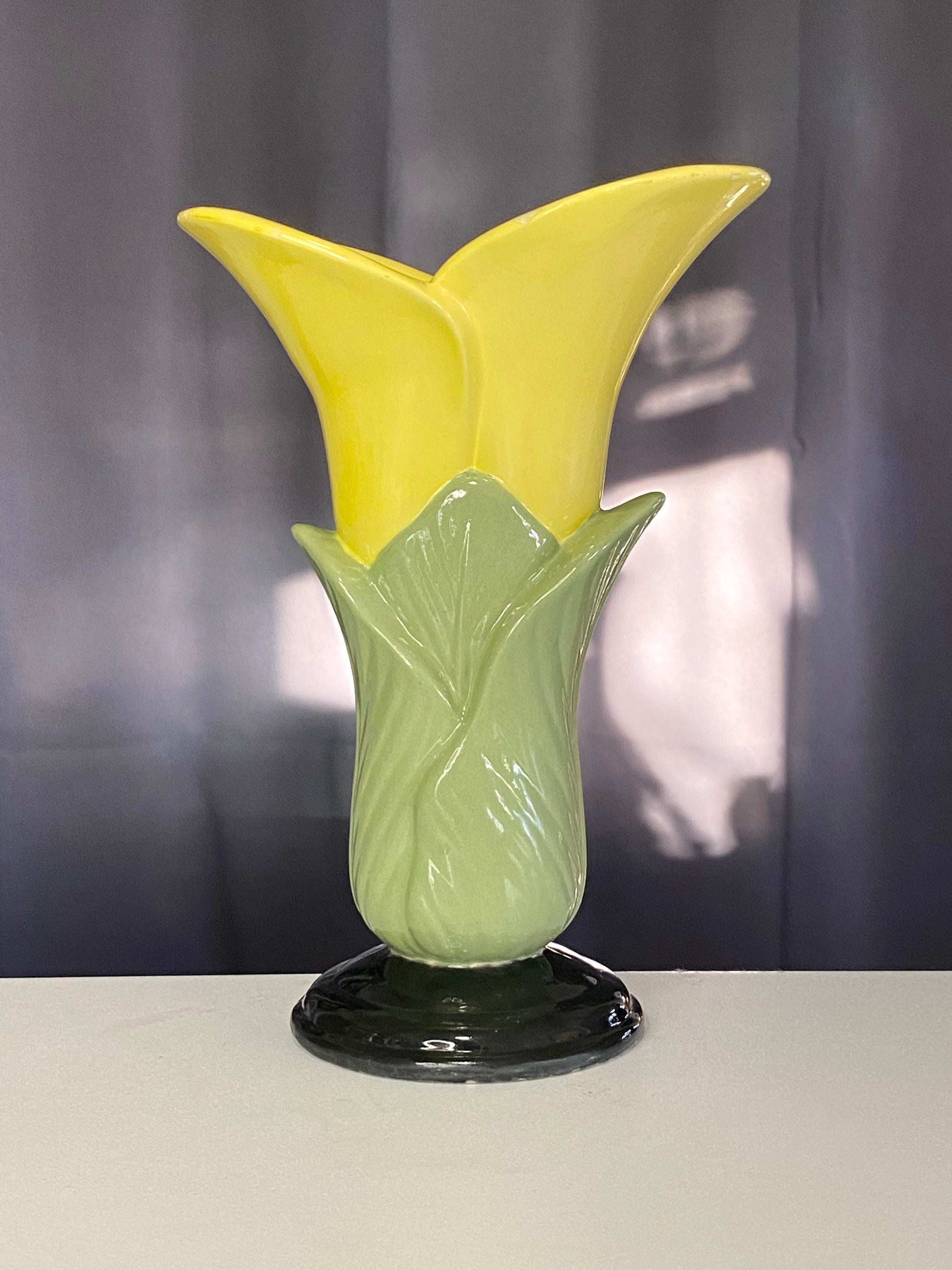 Beautiful Vintage Byron Molds Art Deco Calla Lily Vase - Etsy