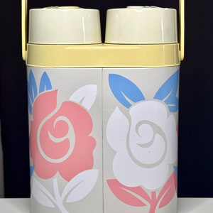 Vintage Tupperware Double Air Pump Hot and Cold Thermos and Dispenser ...