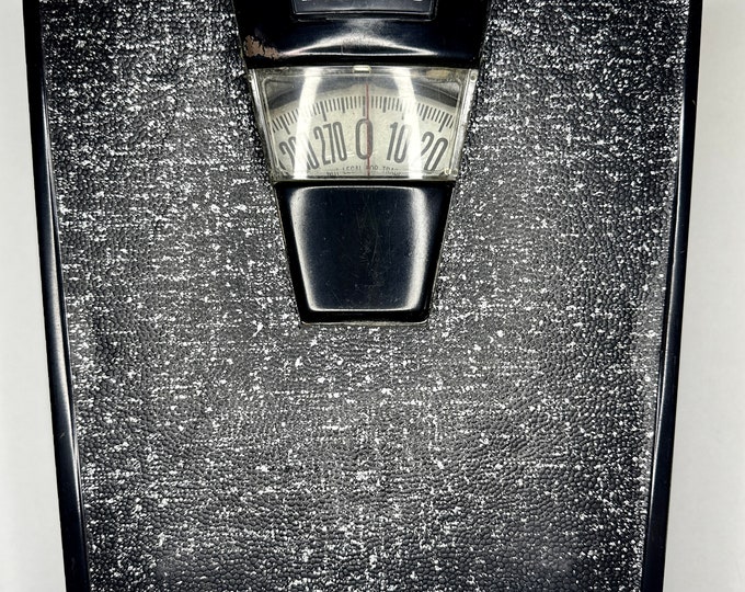 Fantastic Vintage MCM Black and Silver Detecto Bathroom Scale/mcm ...