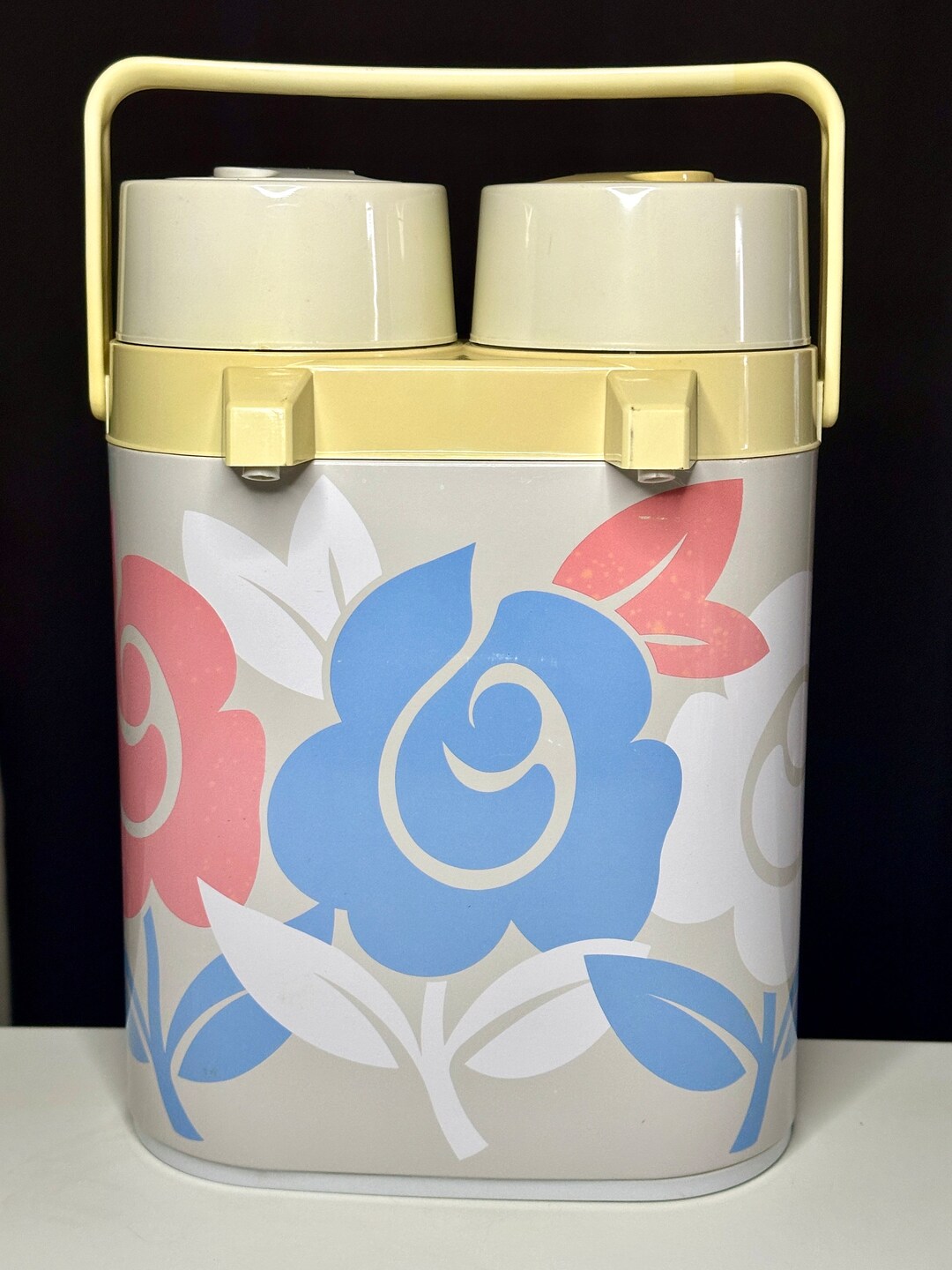 Vintage Tupperware Double Air Pump Hot and Cold Thermos and Dispenser ...
