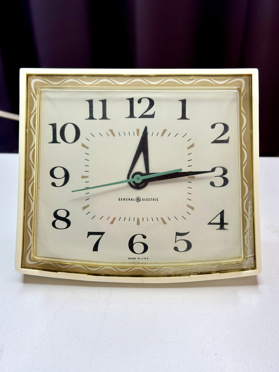 Vintage GE Electric Clock Model 2148 working Condition/mid Century ...