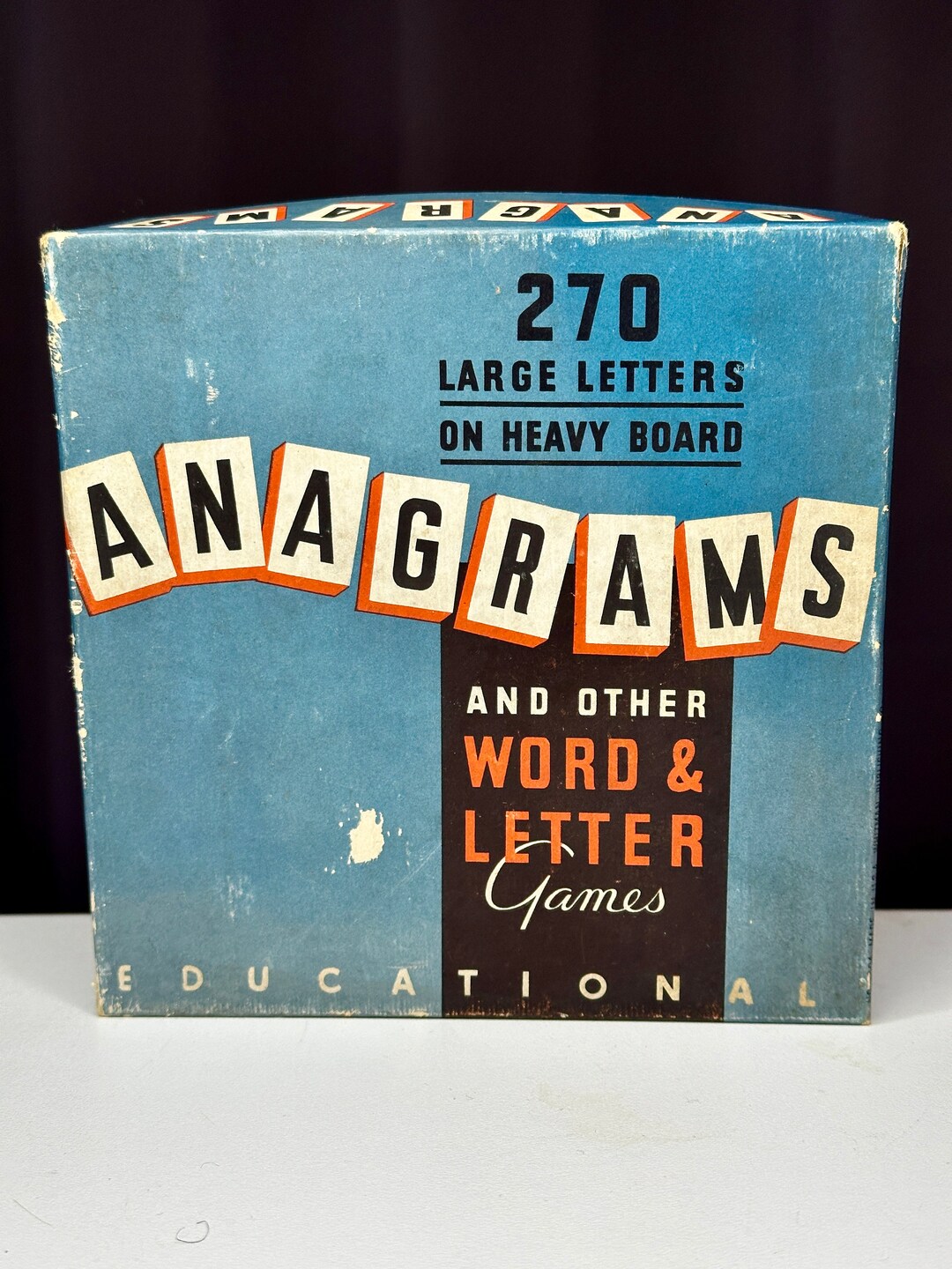 Vintage 1934 Whitman Anagrams Word Game/vintage Games/vintage Board ...