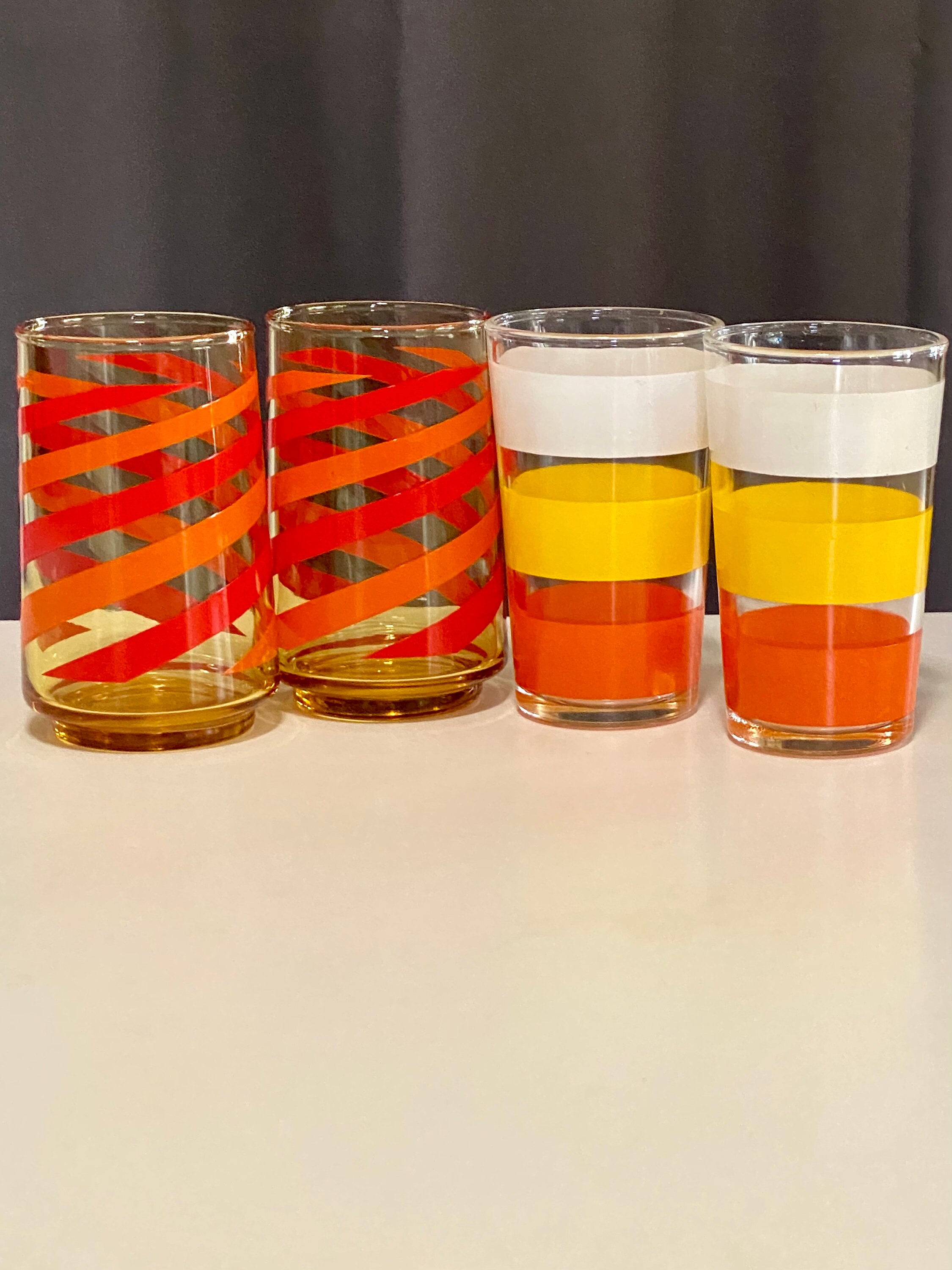 Your Choice Beautiful Vintage Juice Glasses - Etsy