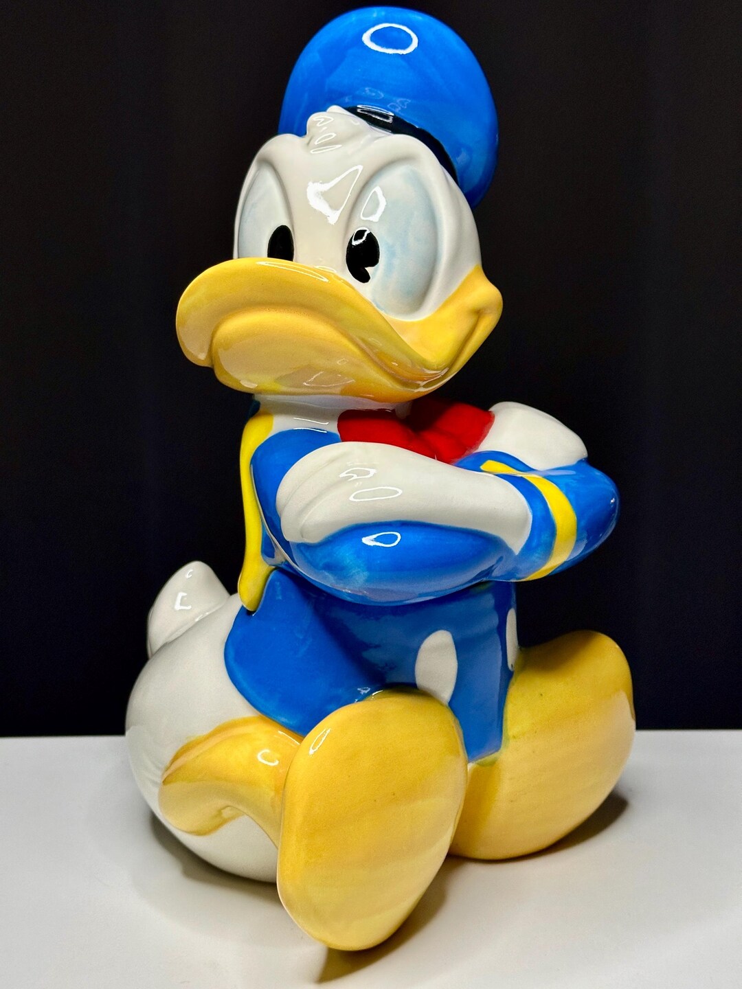 Vintage Donald Duck Treasure Craft Ceramic Cookie Jar/disney ...