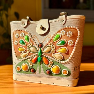 Rare Vintage Enid Collins of Texas Beaded ‘flutter-bye” Handbag/vintage ...