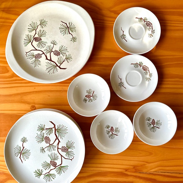 Pinecone Dinnerware - Etsy