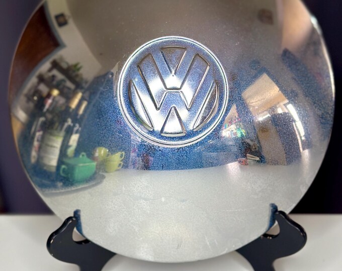 Vintage VW Hubcap – 10 1/2” Chrome Volkswagen Beetle/bus Hub Cap ...