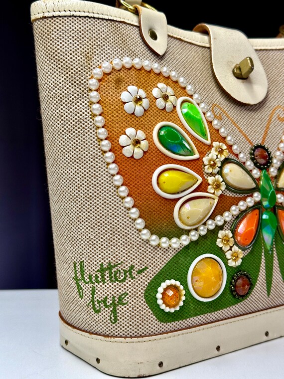 Rare Vintage Enid Collins of Texas Beaded ‘Flutter-by… - Gem