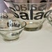 Gorgeous Vintage Wheaton Glass Large Salad Bowl Plus Six Serving Bowl ...