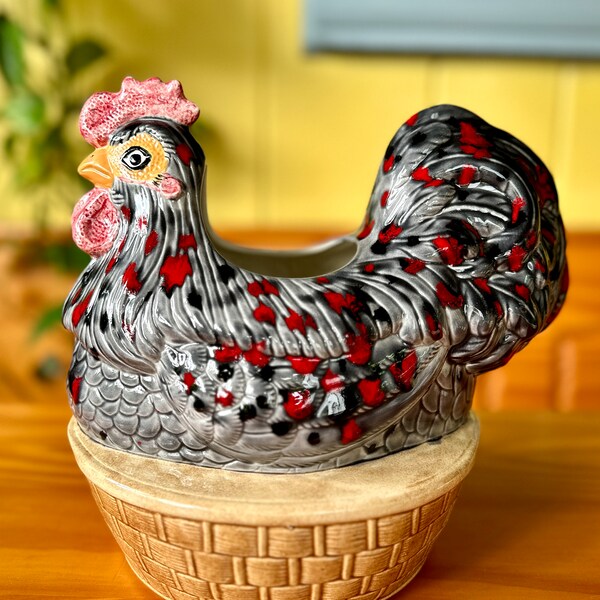 Hen Planter - Etsy