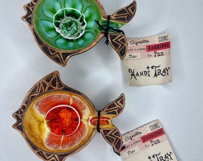 Your Choice of Vintage Treasure Craft Fish Ashtrays/trinket Bowls – Mid ...