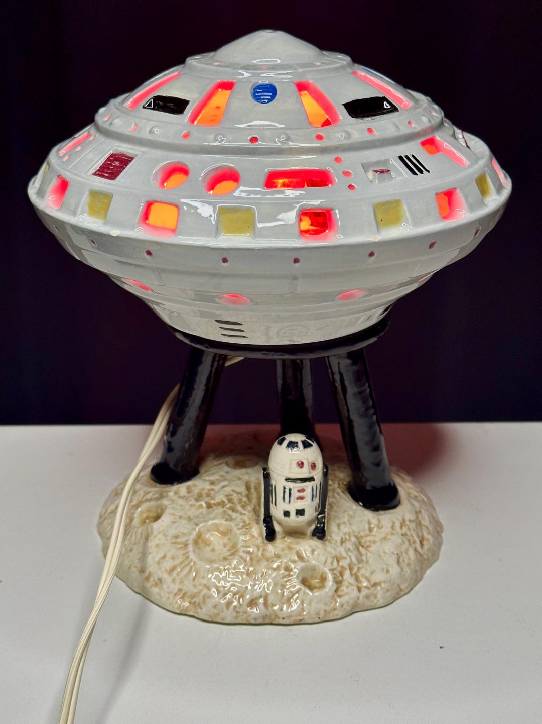 Rare Vintage Star Wars Light up Spaceship Lamp – Great Plains Mold Co ...