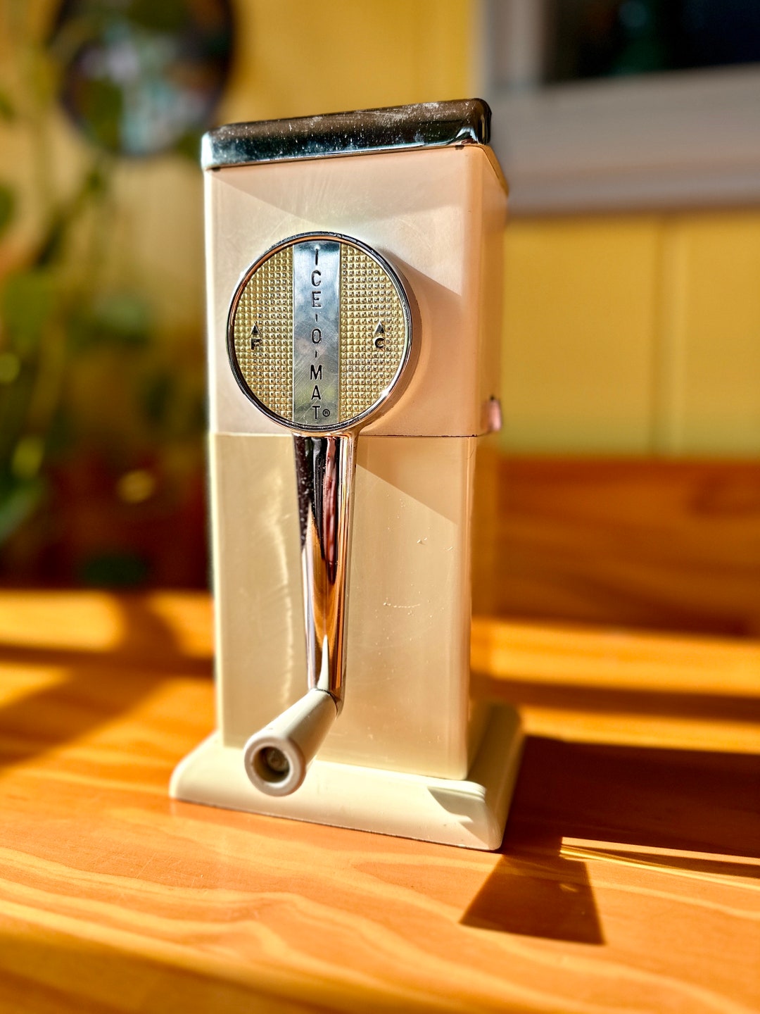 Vintage MCM Chrome Ice-o-mat Countertop or Mounted Ice Crusher/vintage ...