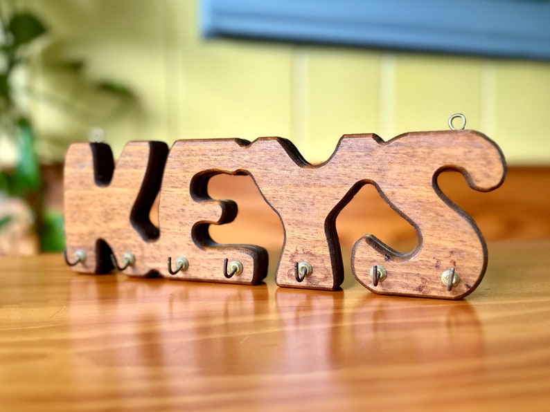 Classic Vintage Wooden Keys Sign and Key Hook/vintage Wooden - Etsy