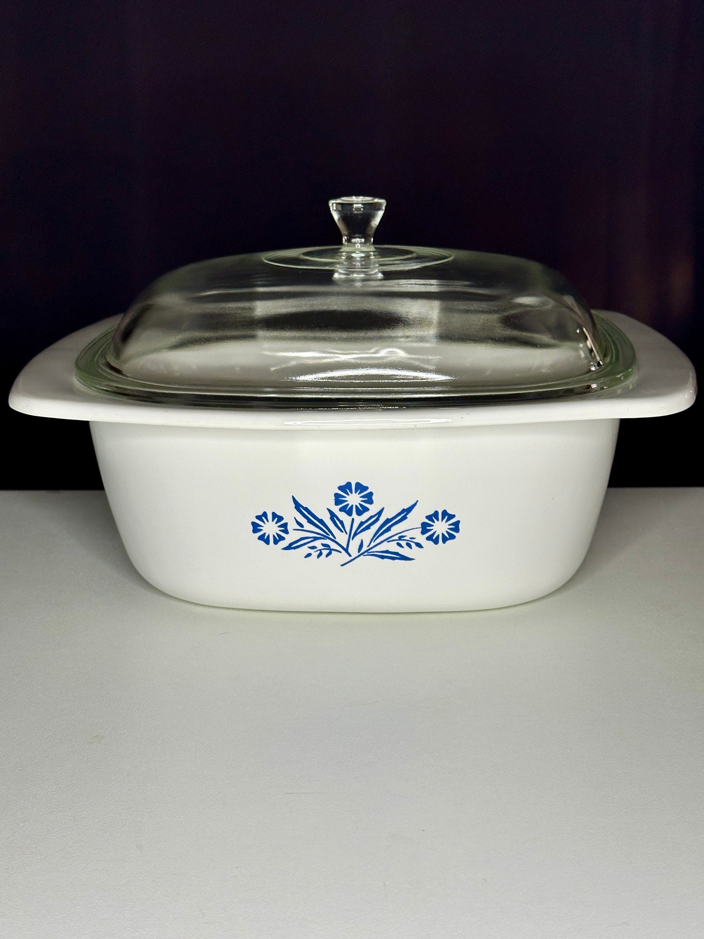 Beautiful Vintage Large Corningware Dutch Oven blue - Etsy