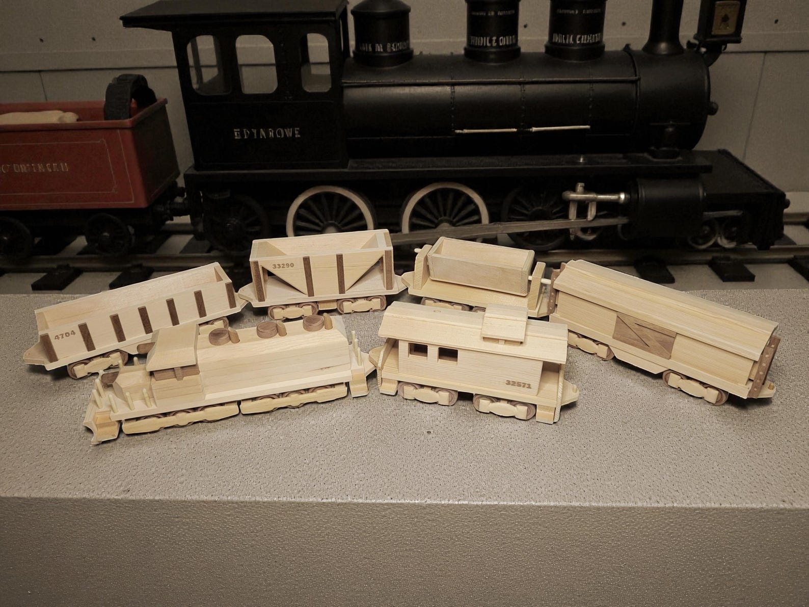 Train DIY Kit Wooden Model - Etsy