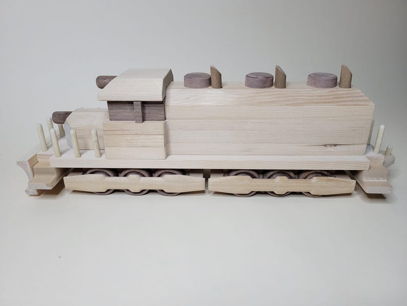 Train DIY Kit Wooden Model - Etsy