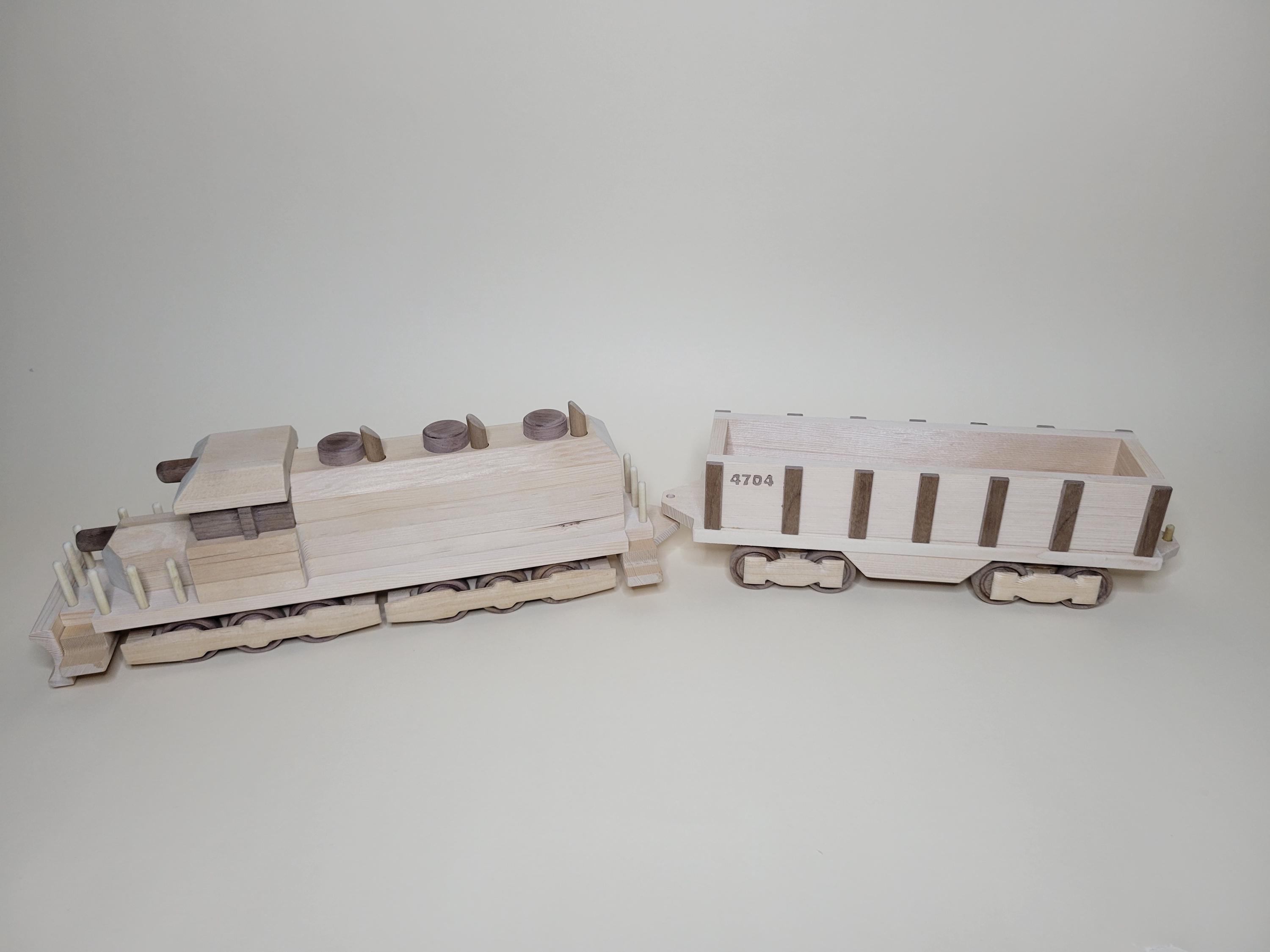 Train DIY Kit Wooden Model - Etsy