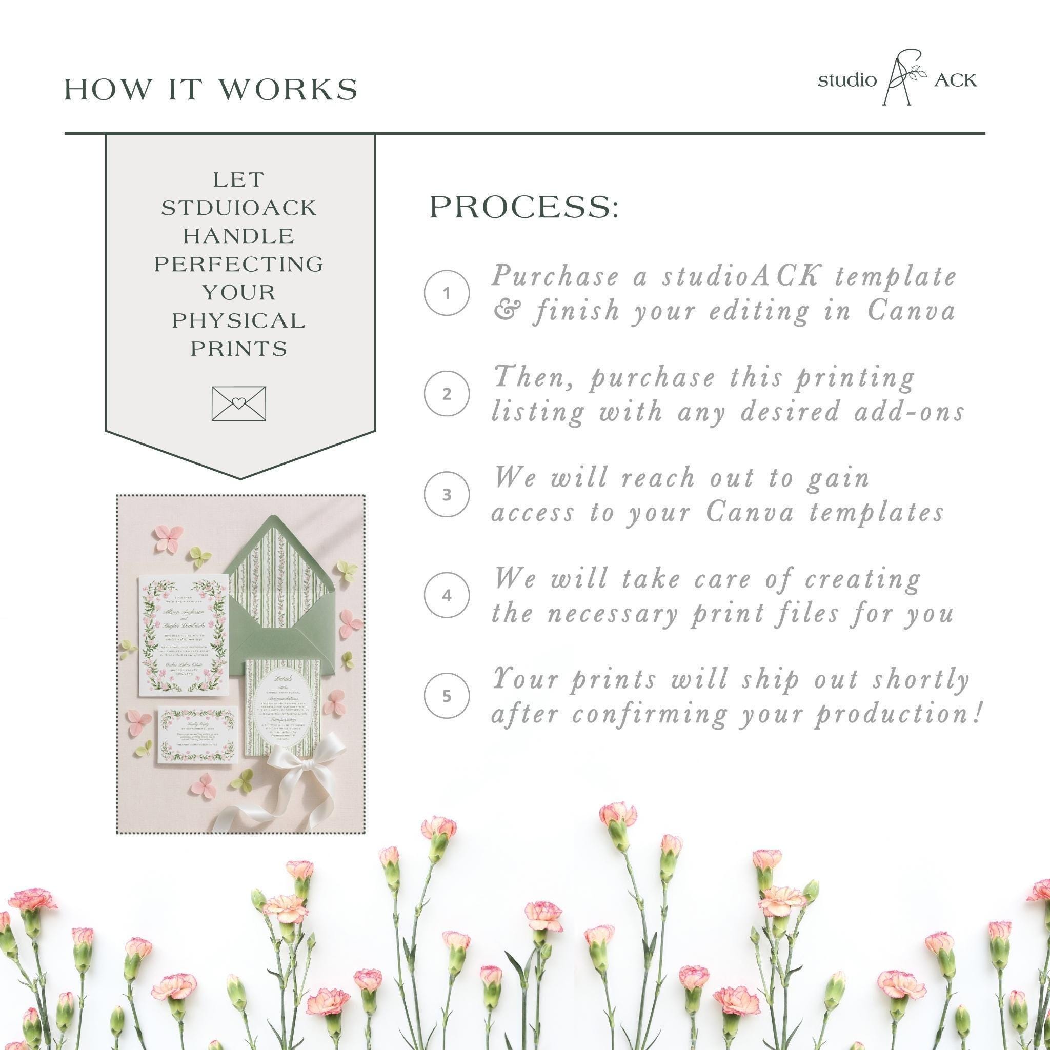Invitation Suite Professional Printing | Wedding Invite Card Stock ...