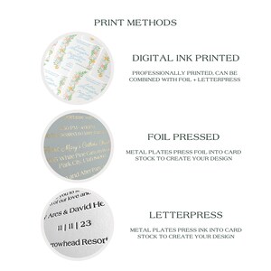 Arch Shaped Wedding Reception Menus Watercolor Floral Dinner - Etsy