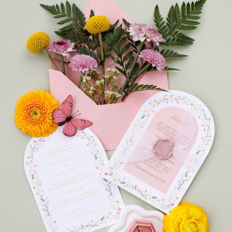 Layered Invitations - Etsy