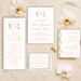 Arch Shaped Wedding Reception Menus Watercolor Floral Dinner - Etsy
