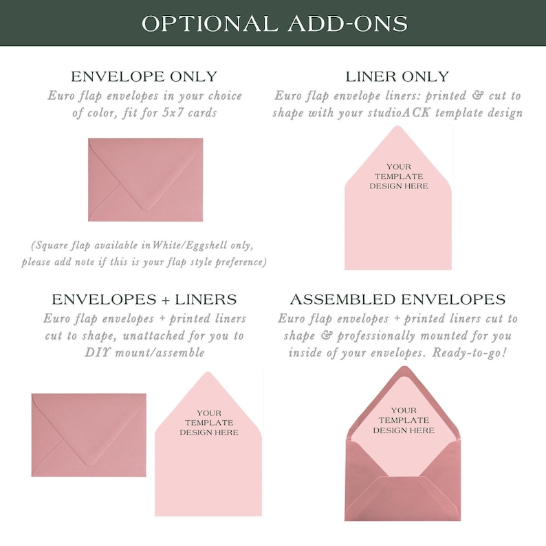 Invitation Suite Professional Printing | Wedding Invite Card Stock ...