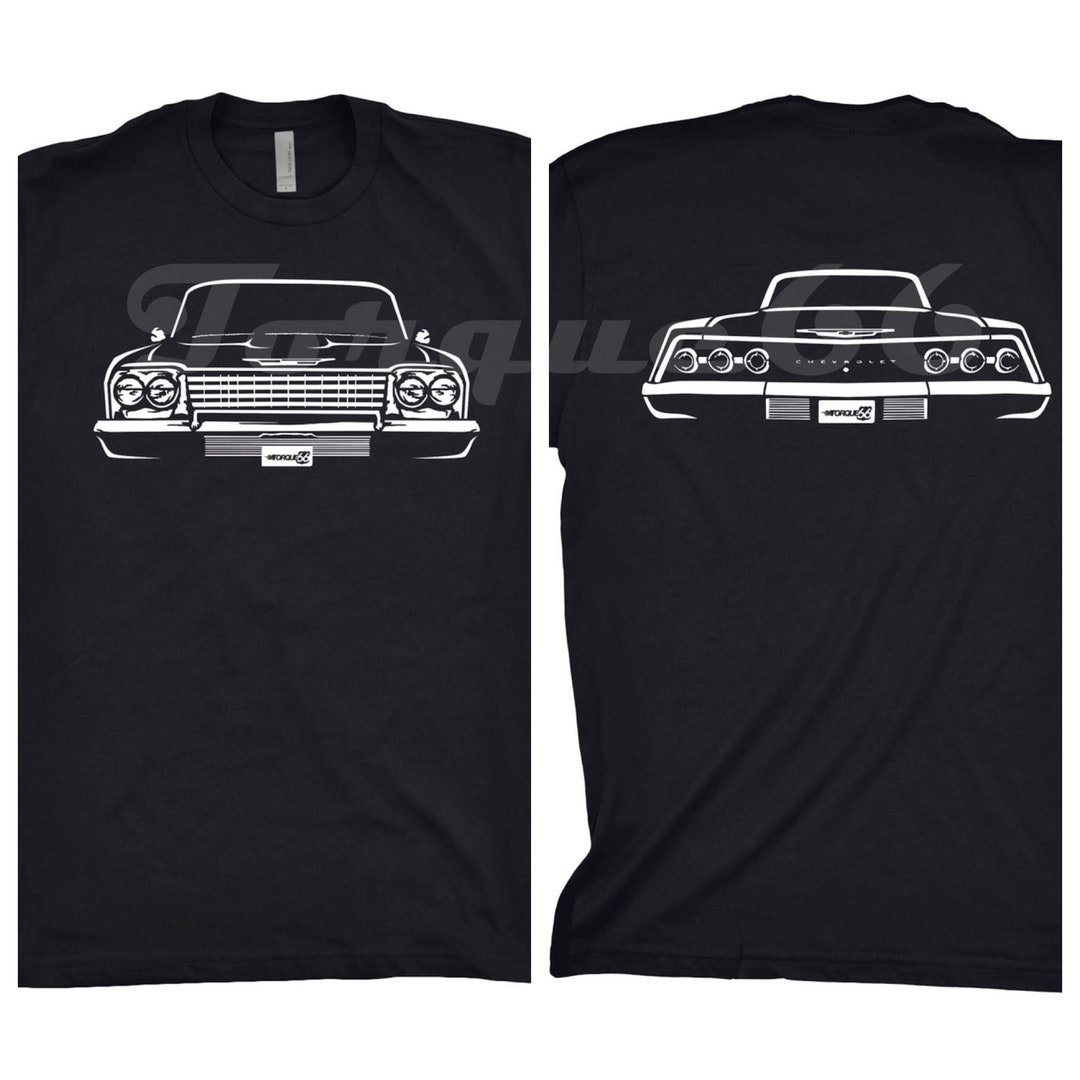 1962 Chevy Impala Shirt: Car Enthusiast Art - Etsy