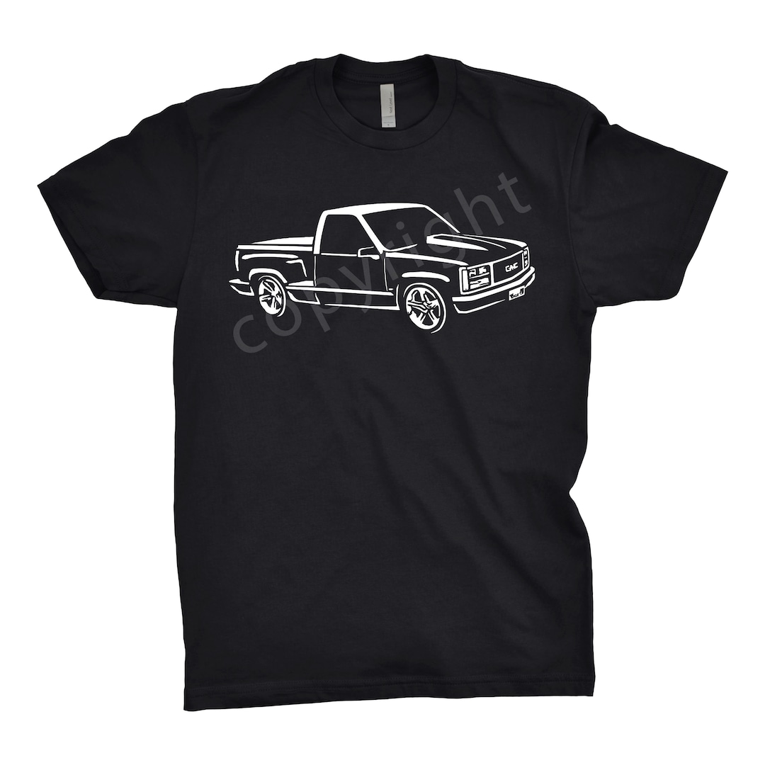 1988 GMC Truck Shirt: Sierra 1500 Car Art Tee - Etsy