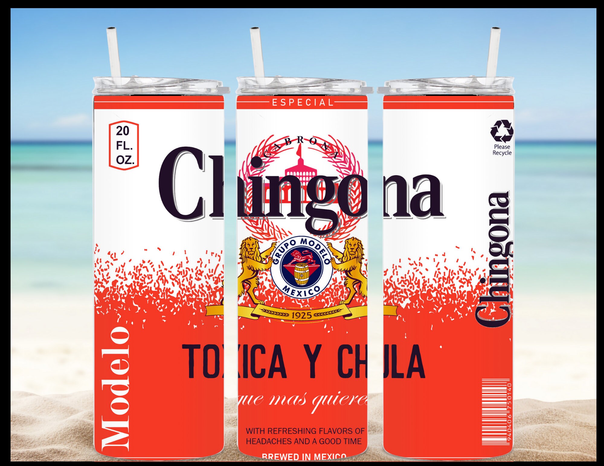 Chingon Toxica 20z Tumbler Cup Chingona 20oz Tumbler Cup - Etsy