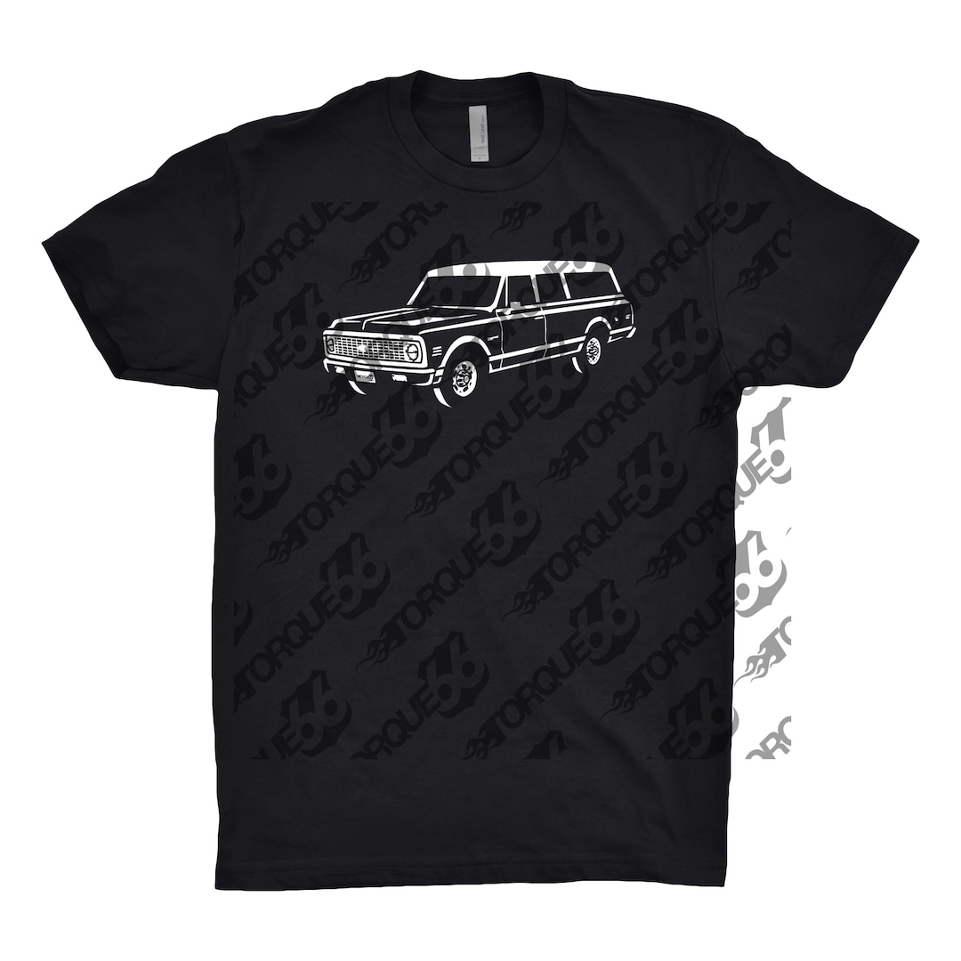 1972 Chevy Suburban Shirt, Car Enthusiast, Car Art, Chevy Suburban ...