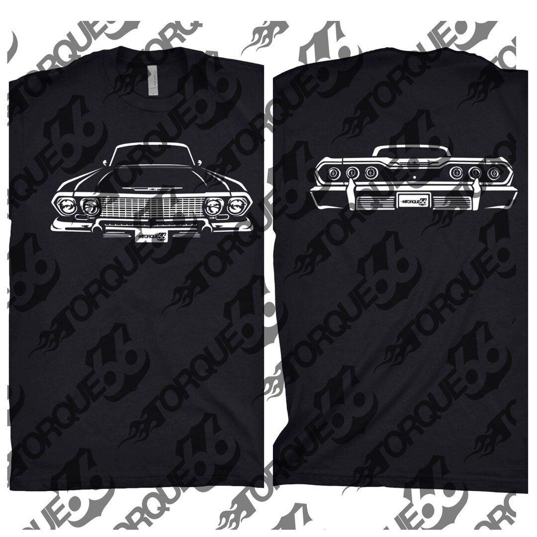 1963 Chevy Impala Shirt: Car Enthusiast Art Tee - Etsy
