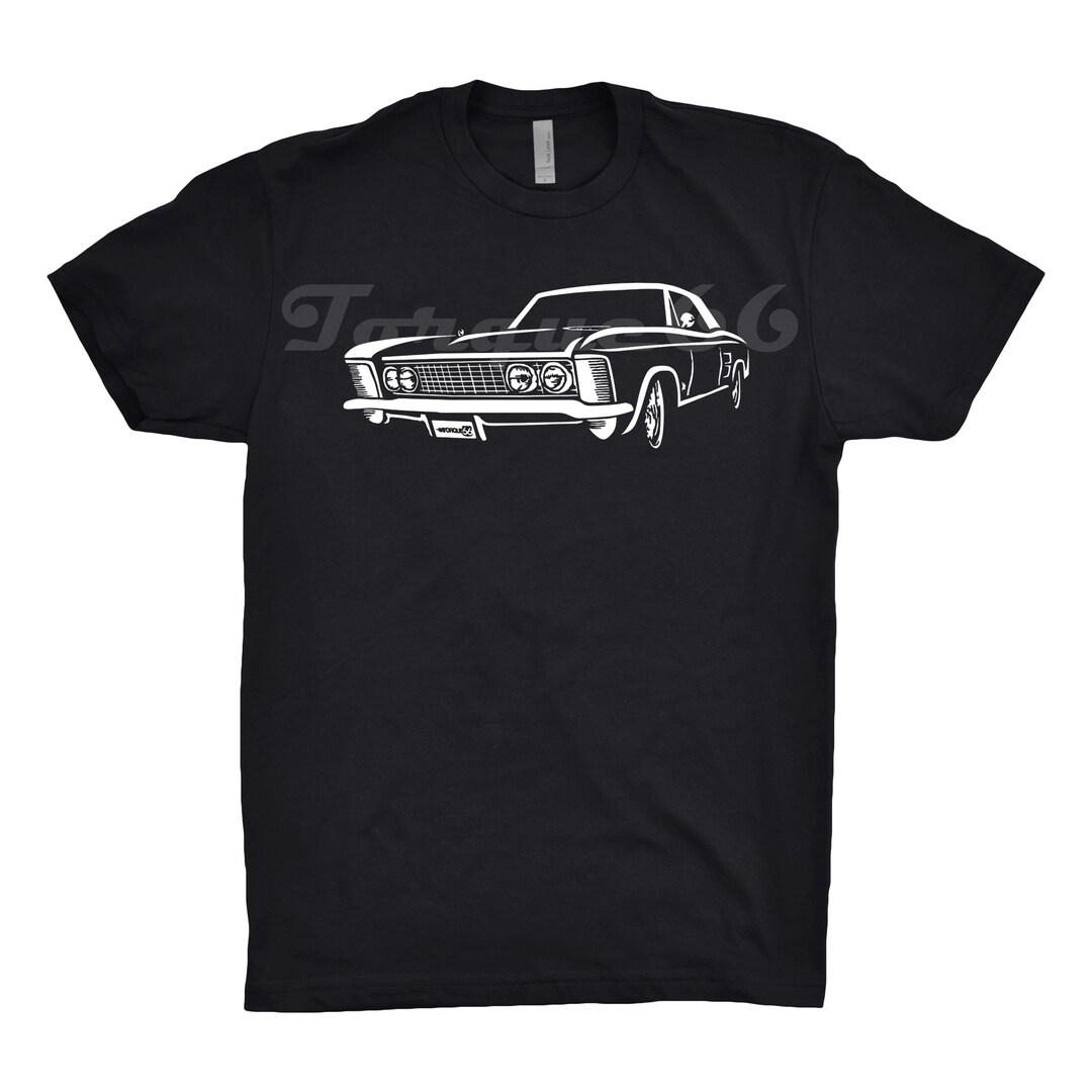 1964 Buick Shirt, Car Enthusiast, Car Art, 1964 Buick Riviera Shirt ...
