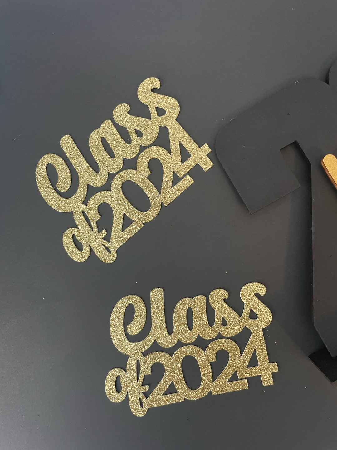 Class of 2024 Tags for Table Decot , 2024 Cut Out, Graduation ...