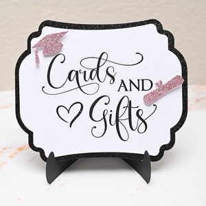 Personalized Cards and Gifts Sign for the Graduate | Graduation Table ...