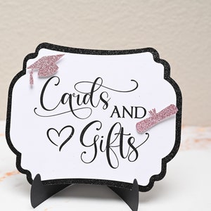 Personalized Cards and Gifts Sign for the Graduate | Graduation Table ...
