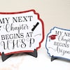 The Next Chapter Sign Template, Printable Modern Grad Party Sign ...