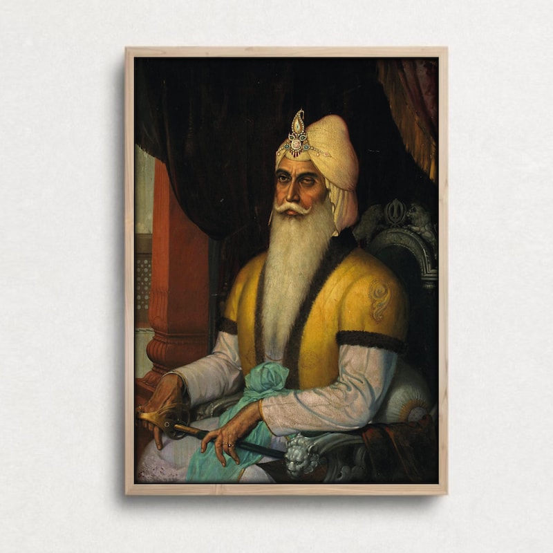 Maharaja Portrait Art - Etsy