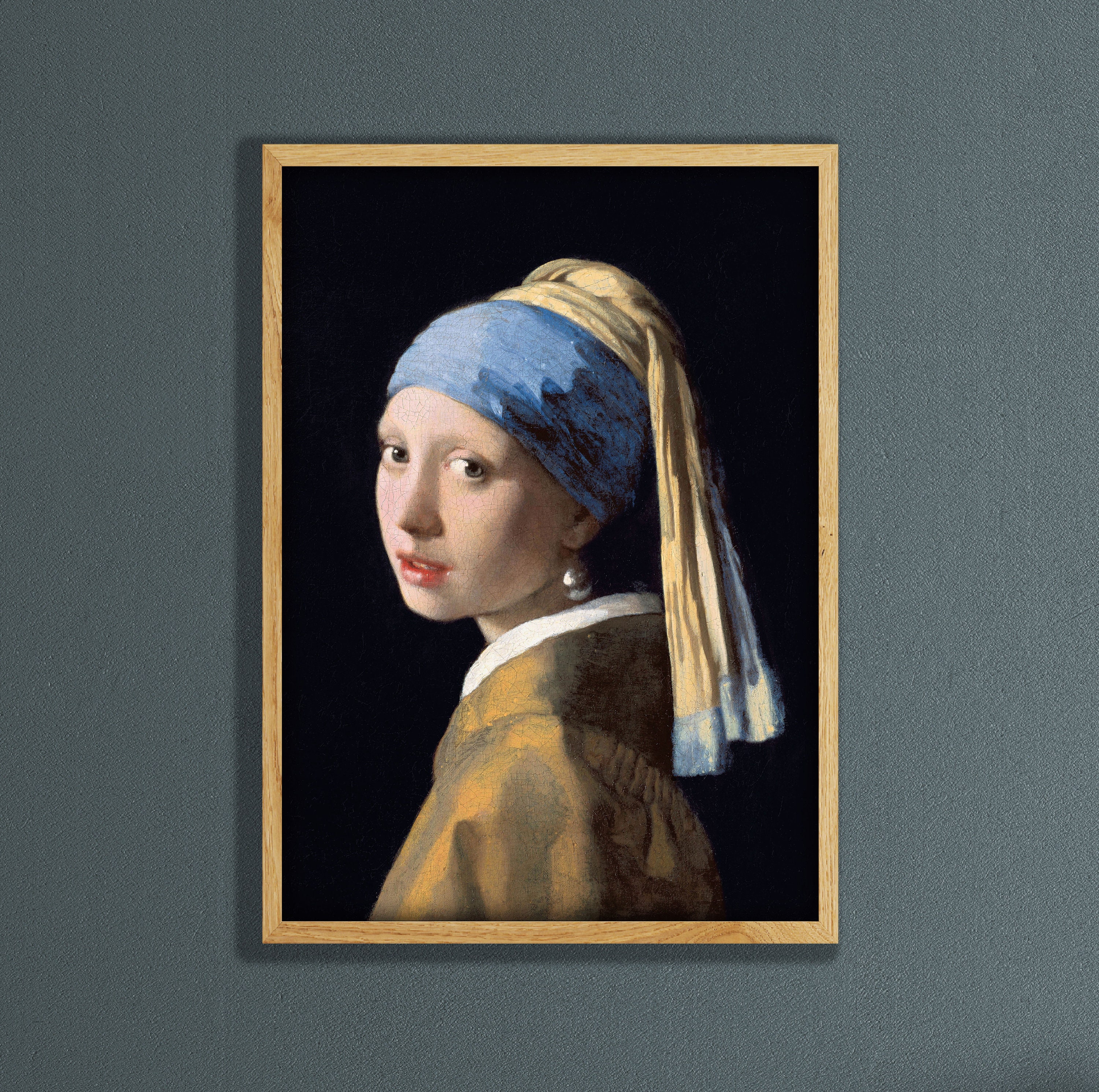 Girl With the Pearl Earring Poster, Art Prints, Johannes Vermeer, 1665 ...