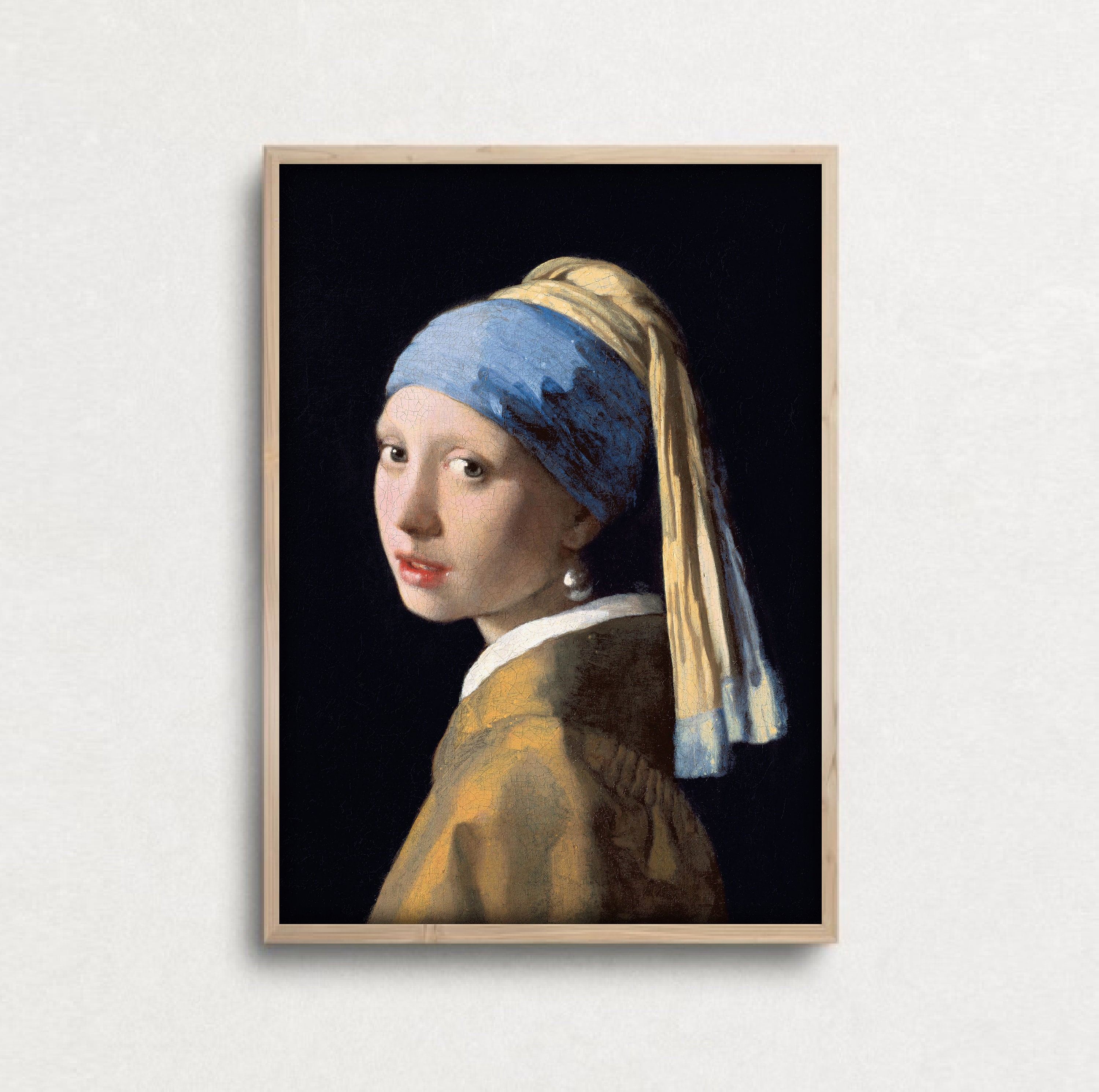 Girl With the Pearl Earring Poster, Art Prints, Johannes Vermeer, 1665 ...