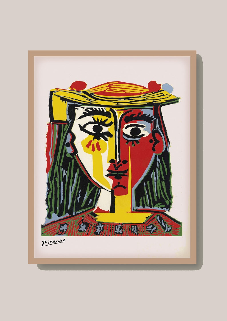 Picasso Abstract Portrait Prints, Gallery Wall Art Set (digital ...