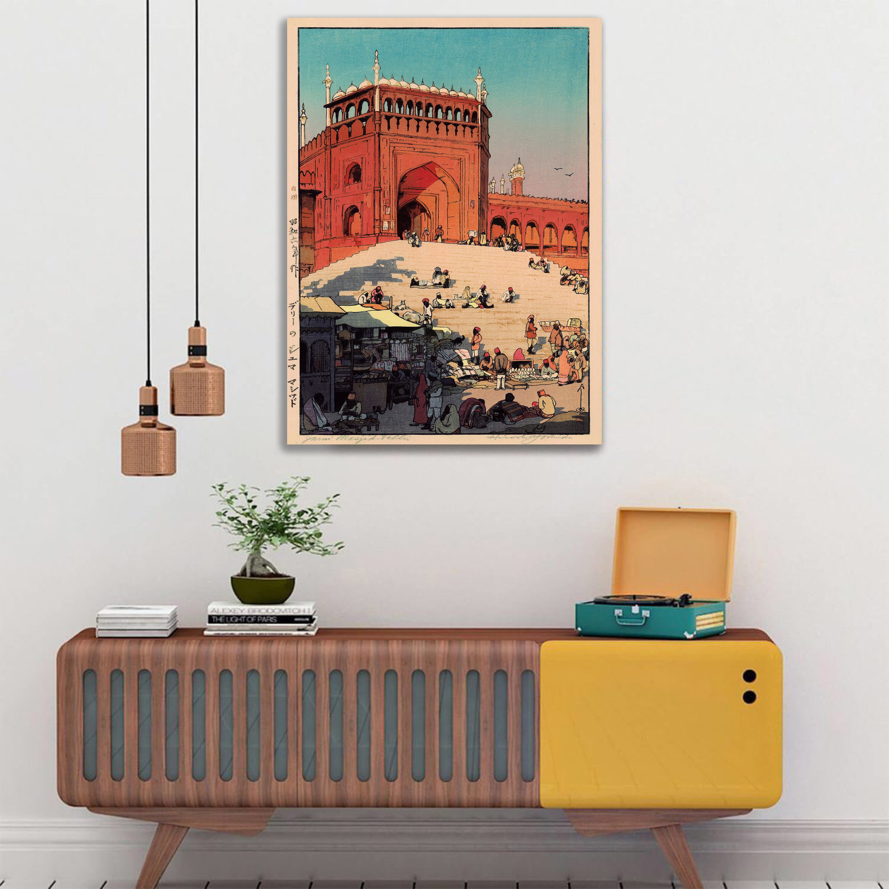 Jami Masjid Delhi Poster, From the India and Southeast Asia Series by ...